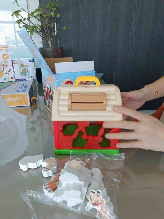 Battat Farm Animal Play Set-25ของเล่นฟาร์มสัตว์,รั้ว,เกษตรกร,รถ ...