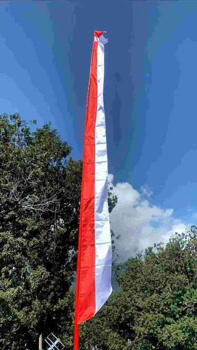 Bendera Umbul Umbul Layur Merah Putih Panjang 4 Meter | Lazada Indonesia