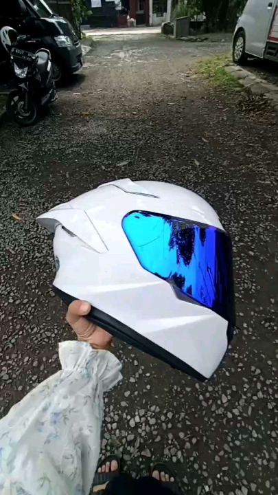 Helm TTC MLA Fullface Paket Ganteng Viral Kekinian Cocok Untuk Turing ...