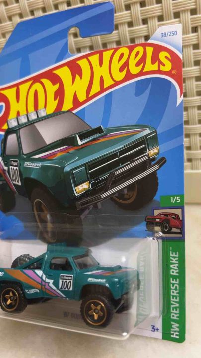 Hot Wheels Reverse Rake ‘87Dodge D100 | Lazada