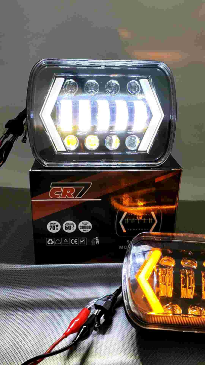 LAMPU LED DAYMAKER 5X7 INCH KOTAK JEEP KATANA TAFT FEROZA L300 HEADLAMP ...
