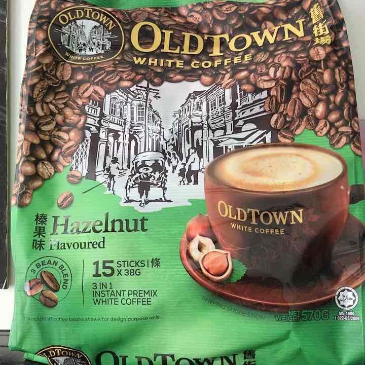 [Old Town] OLDTOWN White Coffee 3-in-1 Hazelnut (15 sachets x 38g) from Malaysia Halal | Lazada PH