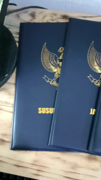 Map Upacara, Map Upacara Bendera Biru Dongker (Satu Set 5 PCS) | Lazada ...