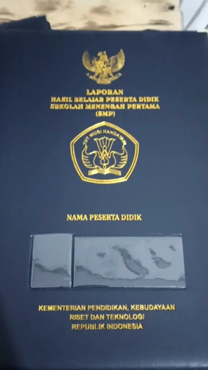 Sampul Raport SMP Umum, Map Raport SMP Umum | Lazada Indonesia