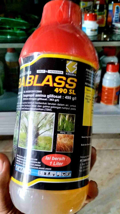 Herbisida Bablas 490 SL 1 Liter Original Membasmi Rumput Sampai Akarnya ... Herbisida Bablas 490 SL 1 Liter Original Membasmi Rumput Sampai Akarnya ...
