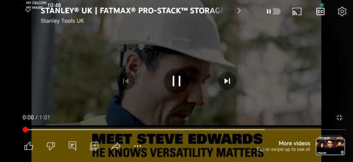 STANLEY FATMAX PRO-STACK TSTAK STACKABLE MOBILE TOOLBOX TOOL BOX CART ...