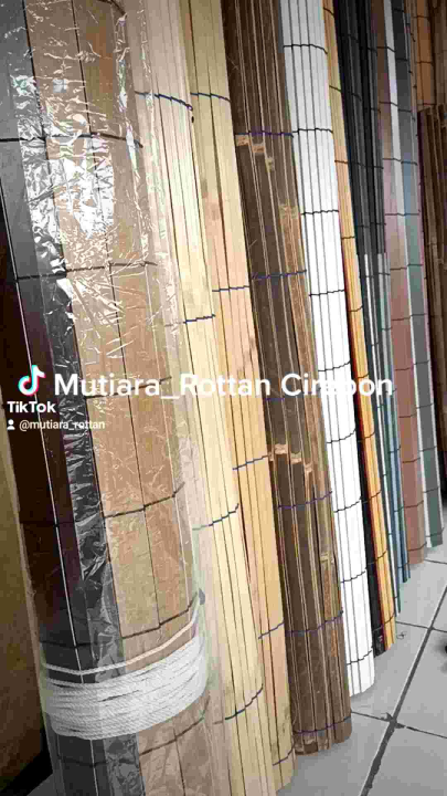 (COD) tirai kerey gulung bahan PVC outdoor (ukuran Lebar X Tinggi ...