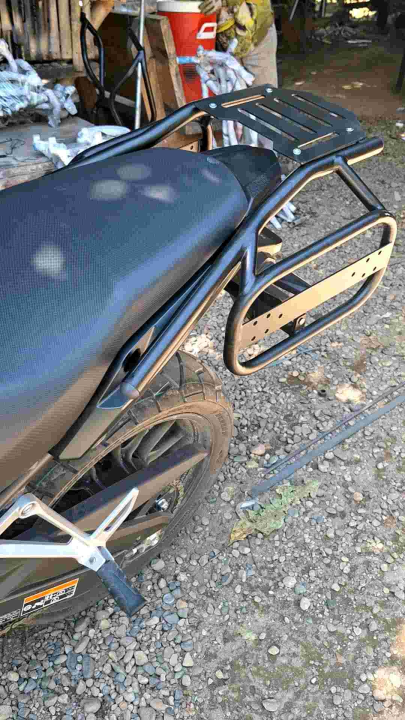 HONDA CB500X - TOP BOX BRAKET W/ SIDE PANNIER (POWDER COATED) | Lazada PH