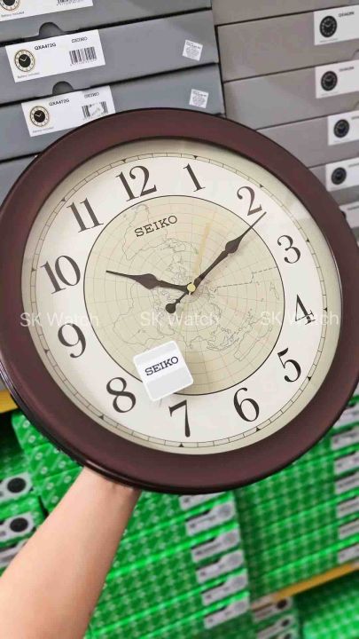 Seiko World Map Wall Clock / QXA709B | Lazada