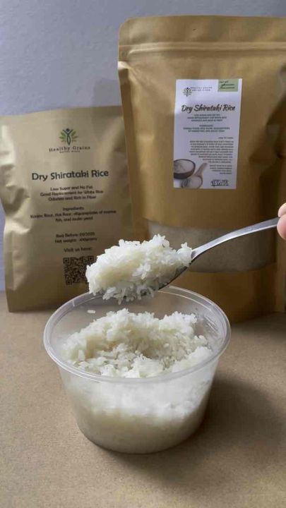 Healthy Grains Dry / Dried Shirataki Rice FDA APPROVED (1kilo, 500g ...