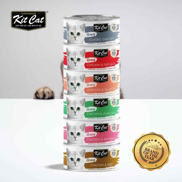 Kit Cat Gravy Series Cat Canned Food 70g 🔥{Bundle Of 12/24}🔥 | Lazada ...