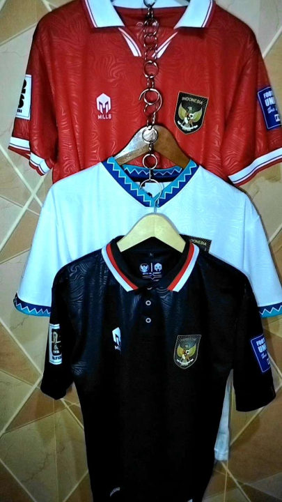 BAJU JERSEY TIMNAS FULL PATCH (BISA REQUEST COSTUME NAMA) | Lazada ...
