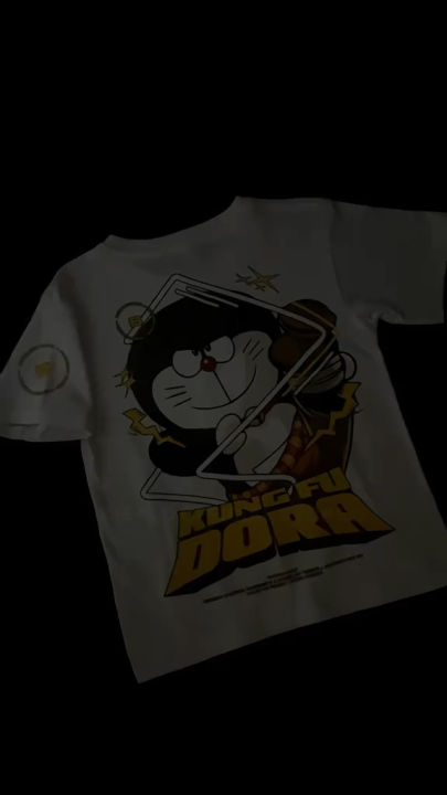Bisalo Baju Kaos Pria Wanita lengan pendek motif " KUNG FU DORA / POO ...