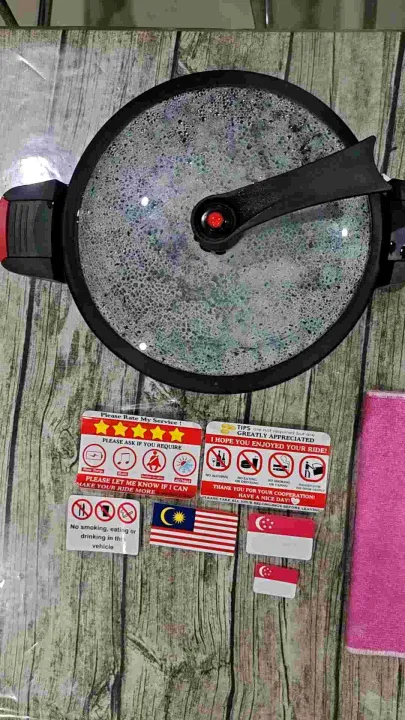 [PHV Taxi MPV Bus Essential]⚪ Waterproof Vinyi Sticker No Smoking ...