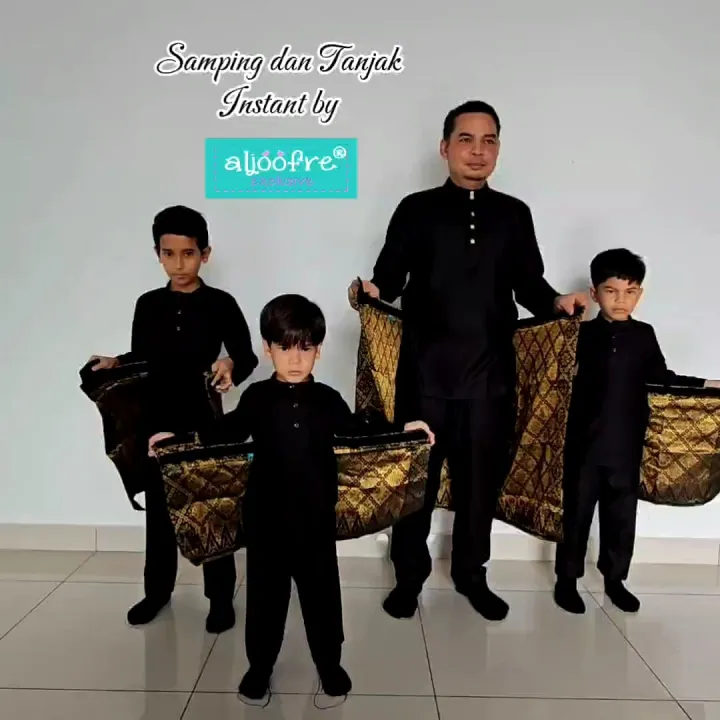 Koleksi Tanjak Songket Kanak-kanak dan Dewasa Samping Songket Kanak ...