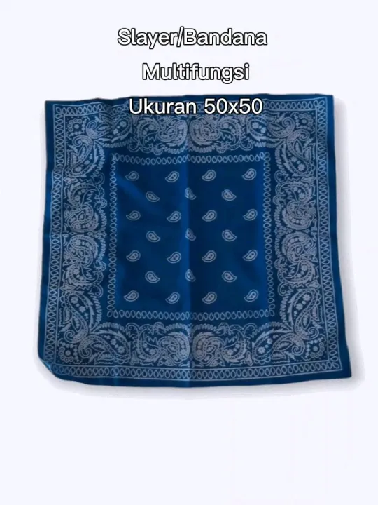 Slayer Bandana Warna Multifungsi cowo/cewe Ukuran 50x50 | Lazada Indonesia