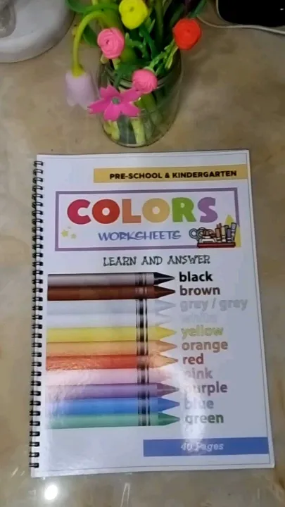 Colors Lesson and Worksheet for Prep, Kinder and Grade 1 | Lazada PH
