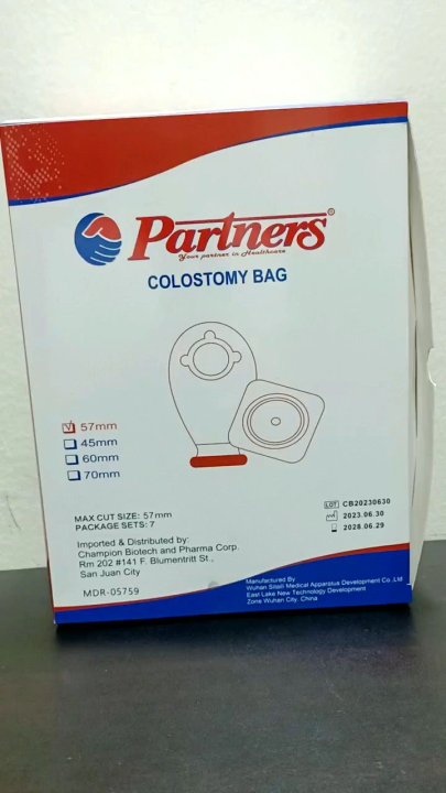 3 Sets 57mm Partners Colostomy Bag | Lazada PH