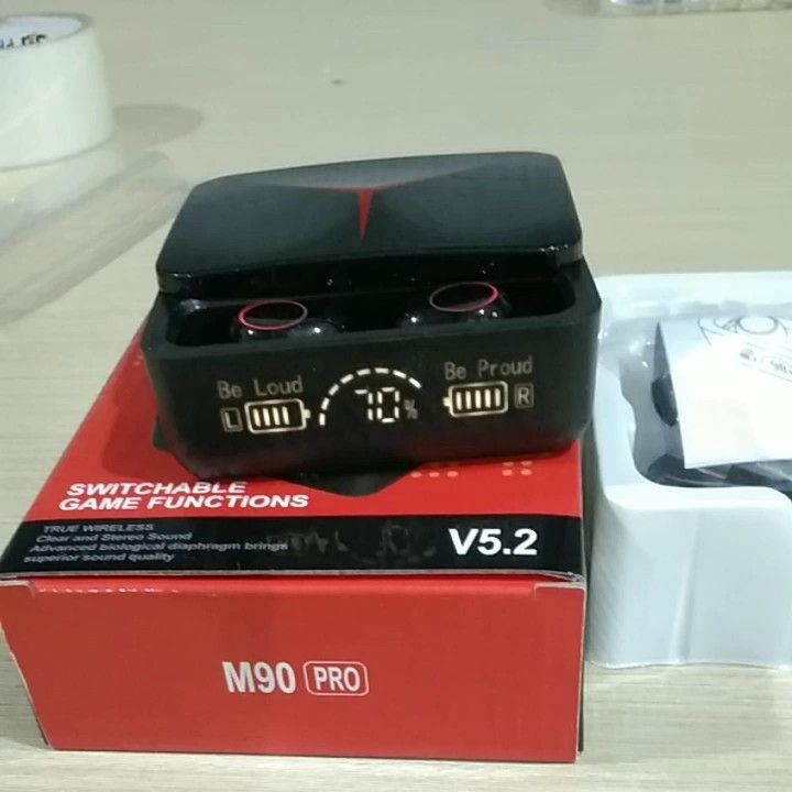 M90 pro True Wireless Earbuds with Power bank | Lazada PH