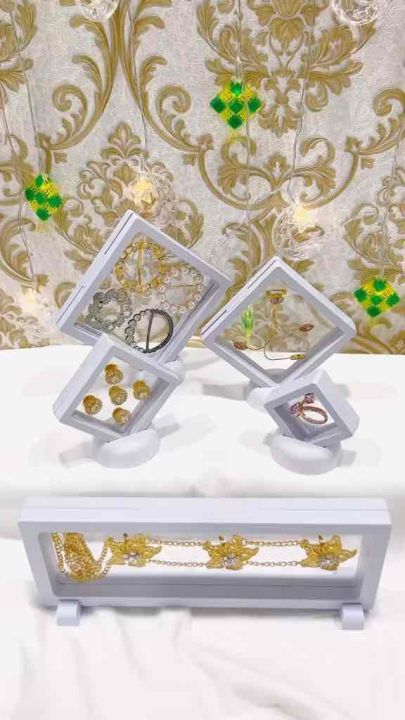 ZK Jewellery 3D Transparent Jewellry Display Box Storage Box Kotak ...