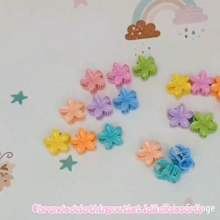 JEPIT RAMBUT BUNGA KAMBOJA MINI (3cm) / BUNGA KAMBOJA MODEL AKLIRIK ...