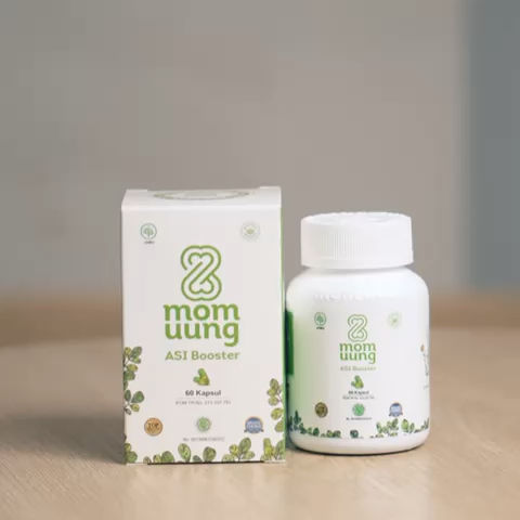 MOM UUNG ASI BOOSTER 60 KAPSUL / PELANCAR ASI / BPOM NATURAL MOM UUNG ...