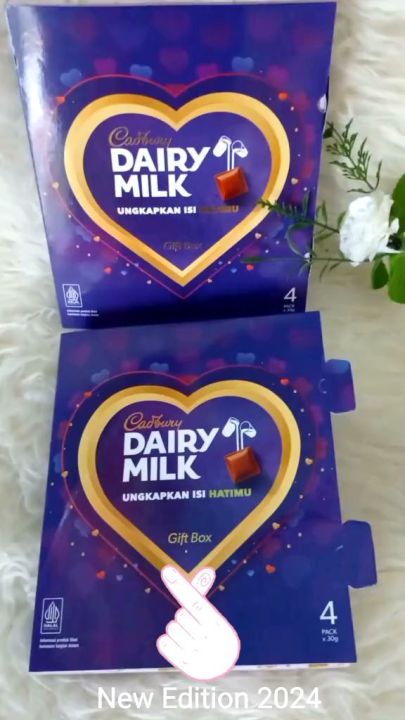 Cadbury Dairy Milk Chocolate 30gr Box isi 4 Pcs Cashew Nut / Cokelat ...
