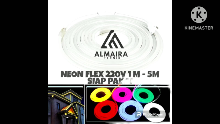 NEON PLEX 220V SIAP PAKAI MULAI DARI UKURAN 1M SAMPAI 5M | Lazada Indonesia