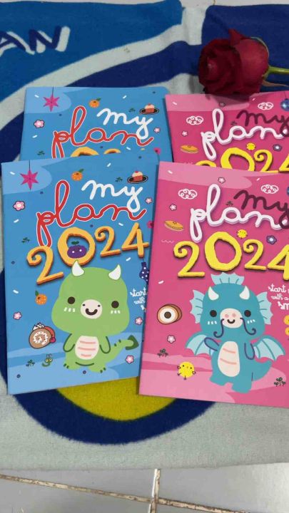 สมุดบันทึกไดอารี 2567 Year Planner 2024 #พร้อมส่ง | Lazada.co.th