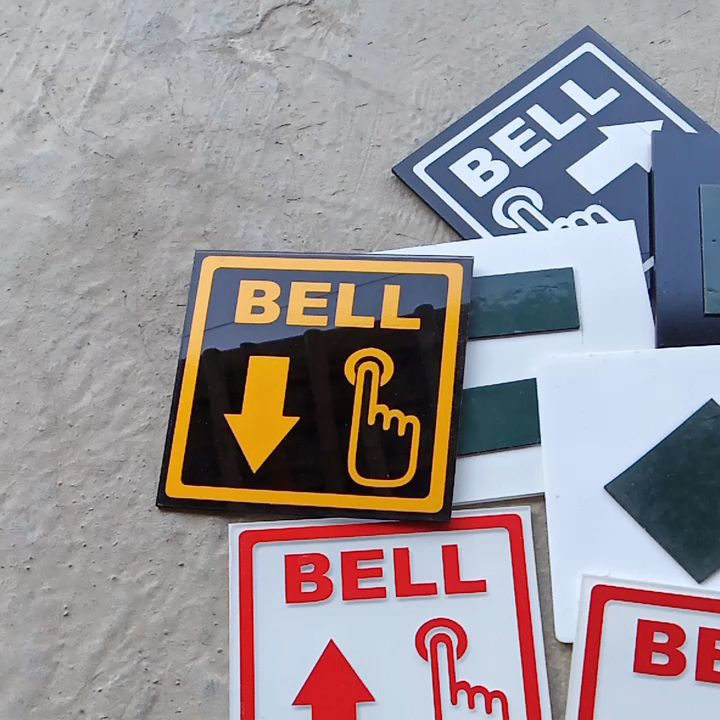 Papan Tanda Bel Rumah Akrilik Sign | Lazada Indonesia