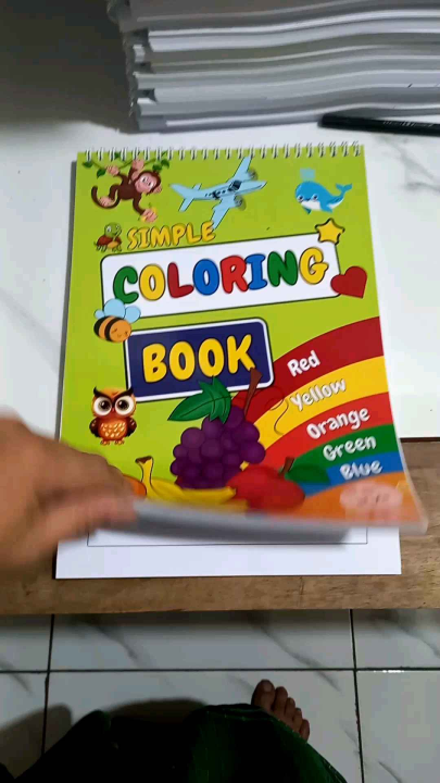 buku mewarnai simple coloring book A5 | Lazada Indonesia