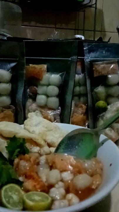 Baso aci paket 20 bungkus/khas bandung/enak/gurih/pedas/hot Jeletot ...