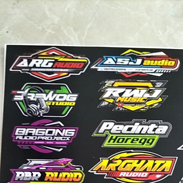 Stiker Sound | Stiker 1 Lembar | Stiker Pack Ukuran 21cmx31cm | Lazada ...
