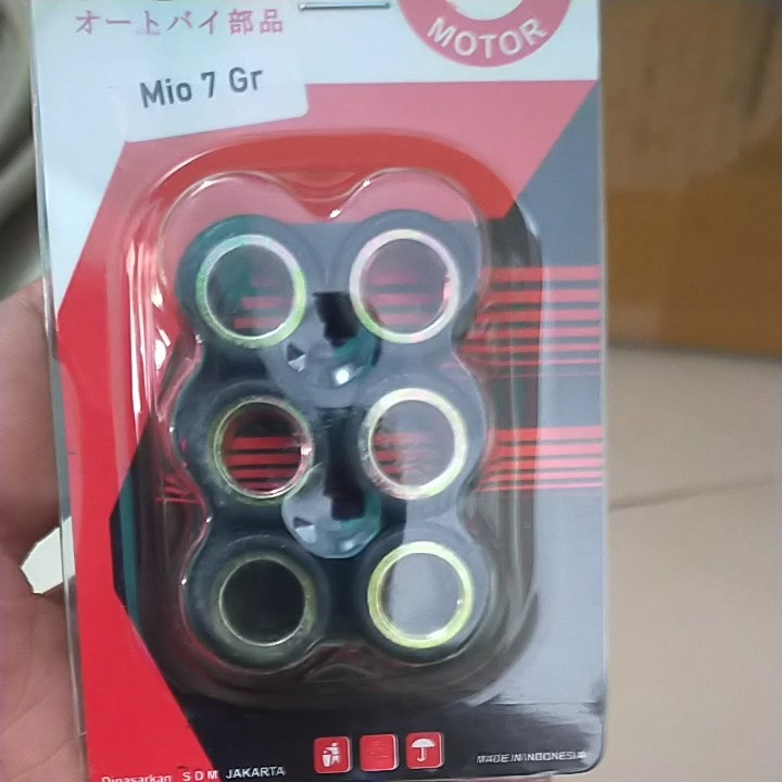Roller Set MIO Racing 7 / 8 / 9 Gram YSS Roller Mio Karbu Mio Sporty ...