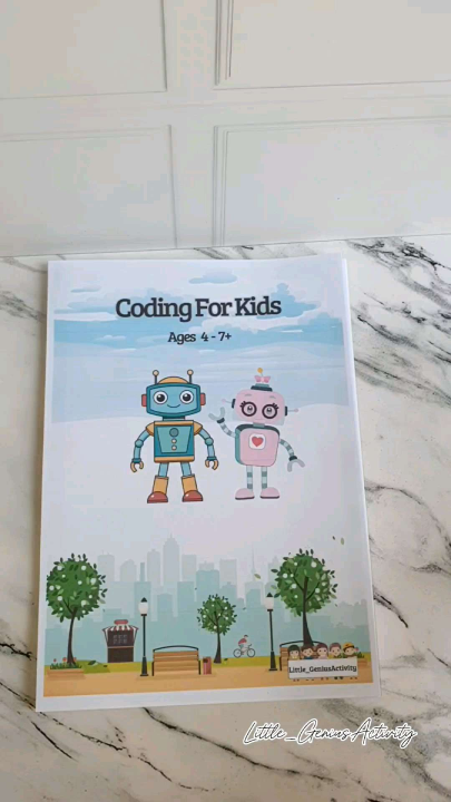 Buku Coding Anak TK/Paud Usia 4 - 7 Tahun isi 40 Lembar Ukuran A5 ...