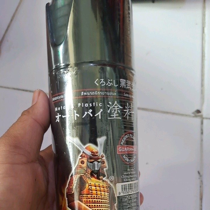 cat semprot pilok hitam doff flat black samurai flat black 400cc ...