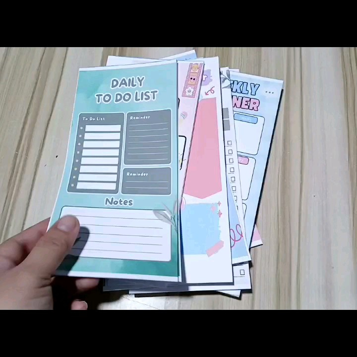 DAILY, WEEKLY PLANNER 4X8 AND SMALL NOTEPAD | Lazada PH