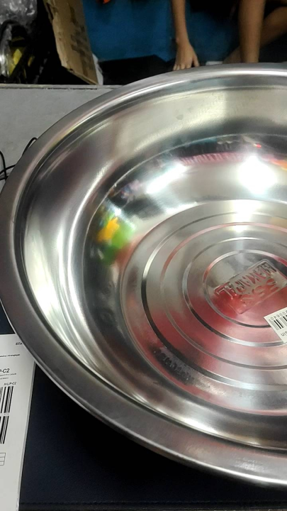 BASIN / PALANGGANA 55S MAKAPAL STAINLESS STEEL BASIN DEEPER PALANGGANA ...