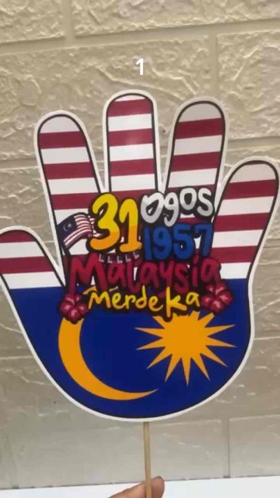 Tangan Merdeka / Lambaian Merdeka 2024 (props merdeka) | Lazada