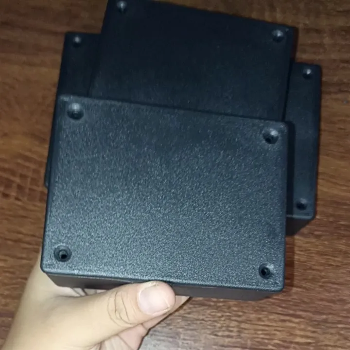 Box X3 Rakitan Ukuran 10 x 7,5 x 3,5 cm / Box Plastik Hitam X3 | Lazada ...