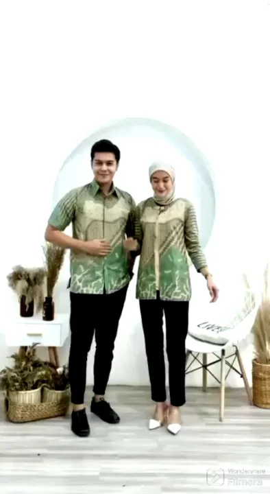 KEMEJA BATIK COUPLE TUNIK BATIK DRES BATIK ANAK BATIK COUPLE KELUARGA ...