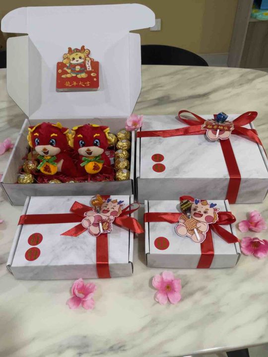 CNY GIFT BOX SET 2024 龙年新年礼盒 CHINESE NEW YEAR DRAGON YEAR GIFT BOX | Lazada