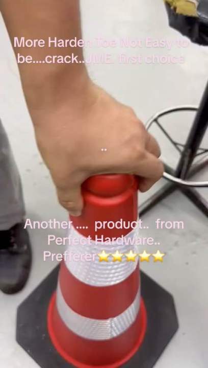 PVC Refective Signal Warning Safety Cone /Single/ Double Reflective ...