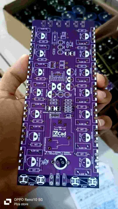 PCB tr final 2U Toshiba 7 set Toshiba/4 set Sanken lengkap protector ...