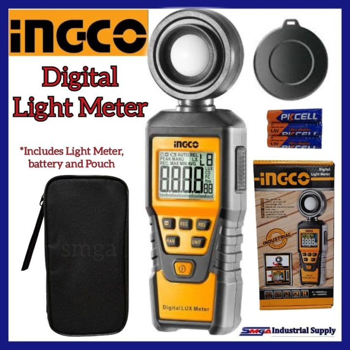 Ingco Digital Light Meter HETLU01 *AUTHENTIC* | Lazada PH