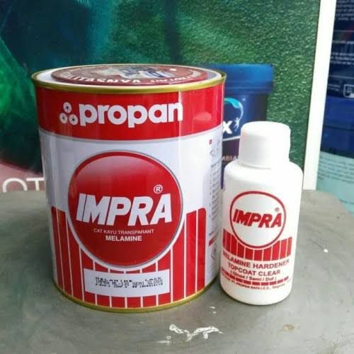 IMPRA PROPAN melamine lack semi gloss 131 + hardener 1L CLEAR KAYU SEMI ...