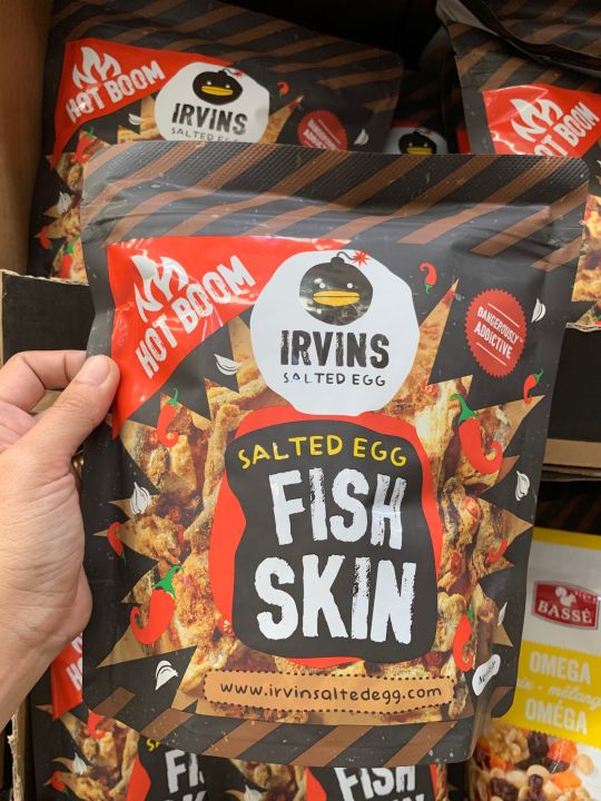 Irvins Salted Egg Hotboom Fish Skin 105g | Lazada PH