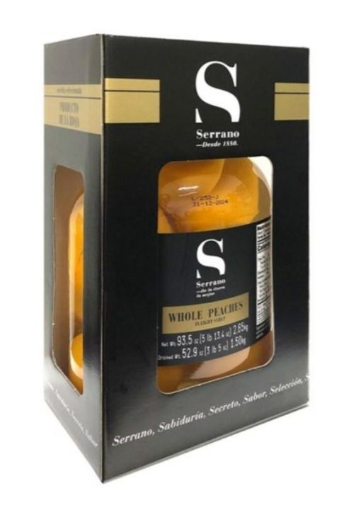 Serrano Spanish Whole Peaches in light syrup 2.65kg | Lazada PH