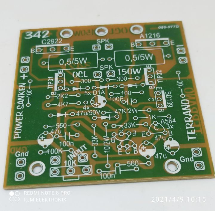 Pcb OCL mono 150 watt | Lazada Indonesia