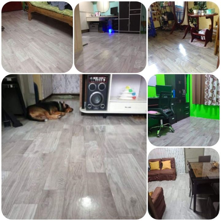 graywood smooth rubberized linoleum/renolium/floor matting(2yards ...